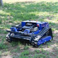 China European Spot Tracked Remote Control Mower All Terrain for Hillsides Orchards River Embankments Gas-powered Lawn Mower for sale