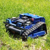 China European Spot Remote Control Mower Anti Slip Anti Sink Design Suitable for Wetland Terrace Orchard Adjustable Cutting Lawn Mower for sale