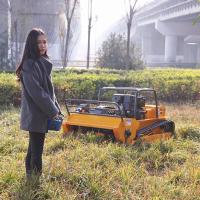China US Spot Factory Direct Lawn Mower Remote Control Crawler Mower Brushless Motor Flail Mower for sale