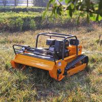 China US Spot Factory Direct Lawn Mower Remote Control Crawler Mower Brushless Motor Flail Mower for sale