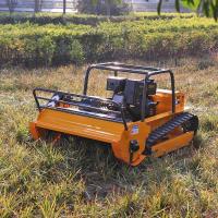 China US Spot China Popular Petrol Tracked Remote Control Lawn Mower - Self-Propelled Crawler Hillside Grass Weeding Tool for sale