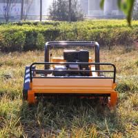 China US Spot China Popular Petrol Tracked Remote Control Lawn Mower - Self-Propelled Crawler Hillside Grass Weeding Tool for sale