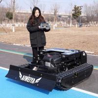 China US Spot Remote Control Brush Lawn Mower, Terrain Adaptive Crawler Movement, Wear-resistant Blades, Professional Equipment for sale