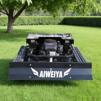 China US Spot Remote Control Brush Lawn Mower, Terrain Adaptive Crawler Movement, Wear-resistant Blades, Professional Equipment for sale