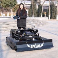 China US Spot Upgraded Reinforced Crawler Remote Control Mower, Widened Cutting Coverage, Suitable for Hilly Lawn Mowers for sale