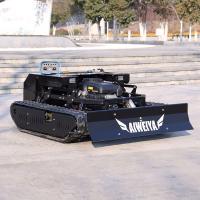 China US Spot Off-road Crawler Remote Control Lawn Mower Steep Slope Climbing, Garden Waste Land Mowing Lawn Mower for sale