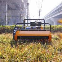 China US Spot High Trafficability Remote Control Garden Lawn Mower, Easy Pass on Slope and Mud Ground, Labor-free Automatic Trimming for sale