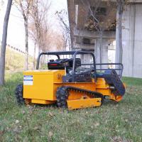 China US Spot Factory Direct Remote Control Lawn Mower Orchard Farm Garden RC Zero Turn Flail Mow Obstacle Avoidance Garden Machinery for sale