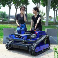 China US Spot Remote Control Crawler Mower Fast Mowing, Off-road Driving Structure Weeding Machine for Municipal Greening and Farmland for sale