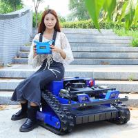 China US Spot Remote Control Crawler Mower Fast Mowing, Off-road Driving Structure Weeding Machine for Municipal Greening and Farmland for sale