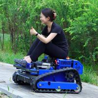 China US Spot Remote Control Crawler Mower Fast Mowing, Off-road Driving Structure Weeding Machine for Municipal Greening and Farmland for sale