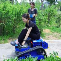 China US Spot New CE Professional Weeding Machinery for Forest and Slope Land Gasoline All Terrain Lawn Mower for sale