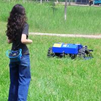China US Spot New CE Professional Weeding Machinery for Forest and Slope Land Gasoline All Terrain Lawn Mower for sale