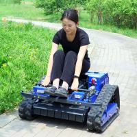 China US Spot Long Distance Wireless RC Lawn Mower Robotgasoline  Thickened Anti-slip Crawler Flexible Steering Full Coverage Cutting for sale