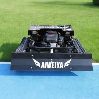 China US Spot CE All Terrain Crawler Remote Control Lawn Mower, High Slope Mountain Land Clearing, Large Cutting Blade for sale