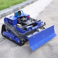 China AWY AWY-550 Cordless 4-Stroke DIY RC Lawn Mower with 150mm Track Width & Snow Shovel for sale