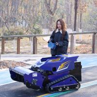China Durable Remote-Controlled 4-Stroke DIY Robotic Lawn Mower with Rotary Blade Gasoline Engine High Quality Hot Seller for sale