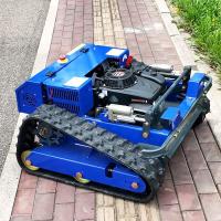 China Bulk Sales DIY Grade Petrol-Powered Lawn Mowers Garden Remote-controlled Cordless Lawn Trimmers Single Cylinder Engine Grass Box for sale