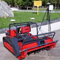 China AWY Factory Direct Cordless Remote Control 4x4 Lawn Mower with Rotary Blade 800/1000/1200mm Width Self Propelled GPS for sale