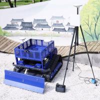 China Factory Direct Industrial Grade 4-Stroke Cordless GPS-Enabled Remote-Controlled Tracked Brush Cutter Mini Robot Mower for sale
