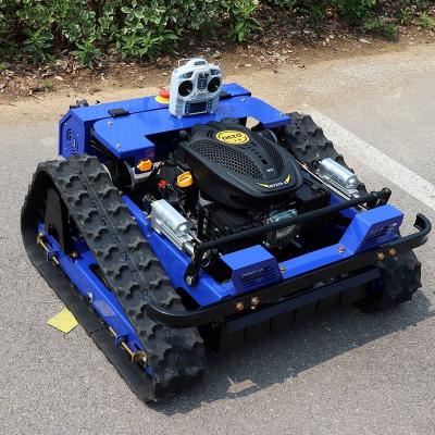 China 500mm CE EPA Self Propelled Cordless DIY Remote Control Lawn Mower All Terrain Grass Cutting for sale