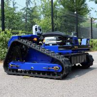 China 500mm CE EPA Self Propelled Cordless DIY Remote Control Lawn Mower All Terrain Grass Cutting for sale