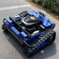 China 500mm CE EPA Self Propelled Cordless DIY Remote Control Lawn Mower All Terrain Grass Cutting for sale