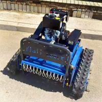 China Crawler CE EPA Industrial & DIY Grade Gasoline All-Terrain Self Propelled 4-Stroke Remote Control Wheel Mower for sale