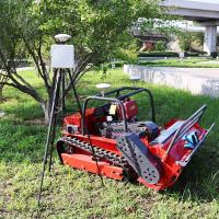 China Mini Industrial DIY GPS Positioning Cordless Lawn Mower with Grass Box Easy to Mow on Narrow Terrain Factory Direct Sales for sale