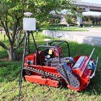 China Mini Industrial DIY GPS Positioning Cordless Lawn Mower with Grass Box Easy to Mow on Narrow Terrain Factory Direct Sales for sale