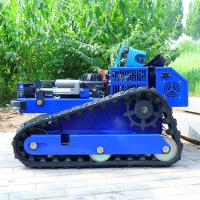 China Direct Delivery From the Factory Industrial DIY Cordless Tracked Lawn Mower for Large Yard Garden Agriculture for sale