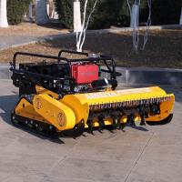 China Zero Turn All Terrain 800/1200mm CE EPA Gasoline Engine 4-Stroke Cordless Remote Control Robot Rotary Blade Lawn Mower for sale