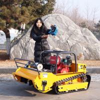 China Factory Direct Sales Cordless Single Cylinder 4x4 Lawn Mower with Storage Rack 800/1000/1200mm Cutting Width for Estate Lawns for sale