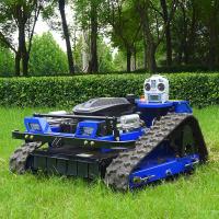 China Factory Price AWY-550 Industrial Grade 4-Stroke Petrol Remote Control Crawler Lawn Mower for Orchard & Garden for sale