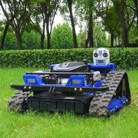 China Factory Price AWY-550 Industrial Grade 4-Stroke Petrol Remote Control Crawler Lawn Mower for Orchard & Garden for sale