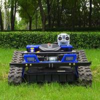China Factory Price AWY-550 Industrial Grade 4-Stroke Petrol Remote Control Crawler Lawn Mower for Orchard & Garden for sale