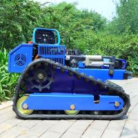 China Remote Control Cordless Self Propelled Industrial DIY Mower AWY-550 Crawler All-terrain Simple Operation High Efficiency CE EPA for sale