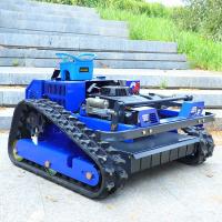 China Remote Control Cordless Self Propelled Industrial DIY Mower AWY-550 Crawler All-terrain Simple Operation High Efficiency CE EPA for sale