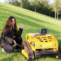 China RC Lawn Mower Field Weed Cleaning All-Terrain RC Lawn Mower Mountain Wasteland Clearing Strong Climbing Weedy Terrain for sale