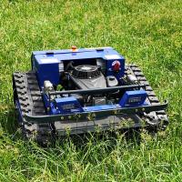 China Intelligent Track Super Flexible Small Remote Control Lawn Mower for Household Use Easy to Handle for Garden Development Super for sale