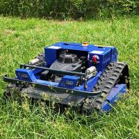 China Intelligent Track Super Flexible Small Remote Control Lawn Mower for Household Use Easy to Handle for Garden Development Super for sale