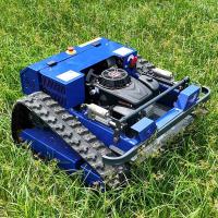 China Intelligent Track Super Flexible Small Remote Control Lawn Mower for Household Use Easy to Handle for Garden Development Super for sale