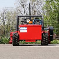 China Remote Control Crawler Flail Mower Gas Powered for Steep Slopes Hillside Orchard Farm Garden Grass Cutting High Efficiency for sale