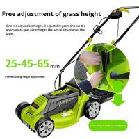 China 1600W Powerful 220v Electric Lawn Mower Hand-Push Household Weed Eater Lawn Trimmer Green & Black China for sale