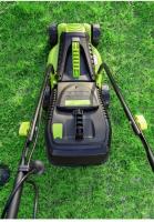 China 1600W Powerful 220v Electric Lawn Mower Hand-Push Household Weed Eater Lawn Trimmer Green & Black China for sale