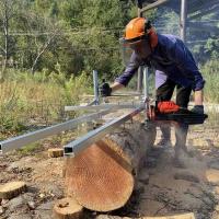 China Chainsaw Milling Guide for Wood Cutting Log Splitter Ramp Adjustable 60cm/90cm/120cm 24/36/42in Sawmill for sale