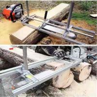 China Chainsaw Milling Guide for Wood Cutting Log Splitter Ramp Adjustable 60cm/90cm/120cm 24/36/42in Sawmill for sale