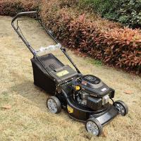 China 2-Stroke Manual Cordless Diesel Lawn Mower 196cc Engine Industrial Grade Hand Push with Grass Box Feature for sale
