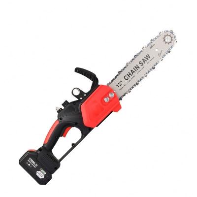 China OEM ODM 12 Inch Cordless Chainsaw Lithium Battery Electric Chain Saw Brushless Portable Rechargeable Wood Cutting for sale