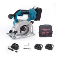 China Brushless Lithium-Ion Saw 125MM Industrial-Grade Lithium-Ion Cutter High-Power Household Circular Saw Woodworking One-Hand Saw for sale